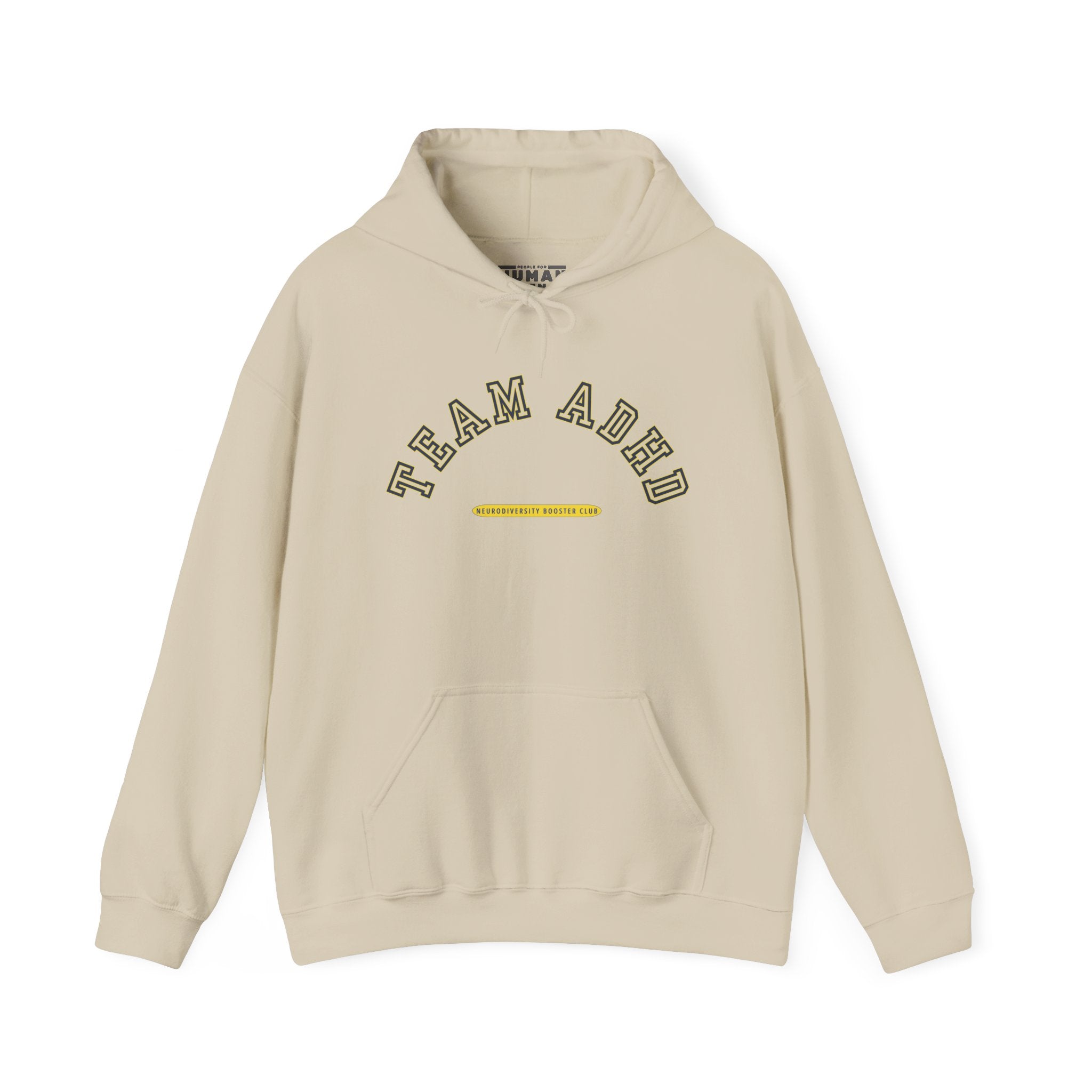 TEAM ADHD Hoodie (Yellow Accent) — Embrace Neurodiversity Collection ...